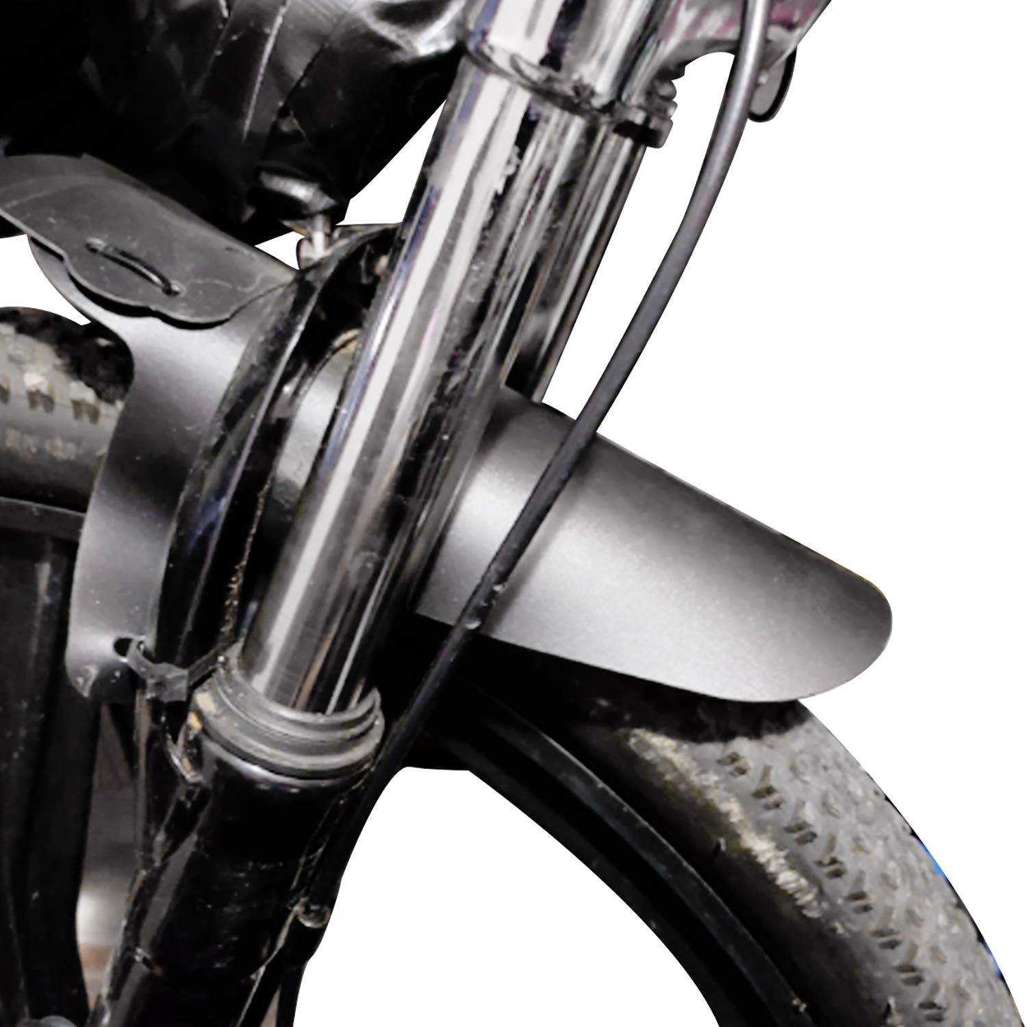 Honbay 2PCS Mountain Bike Folding Fenders Bicycle Mudguards with 8PCS Zip Ties for Front Tire