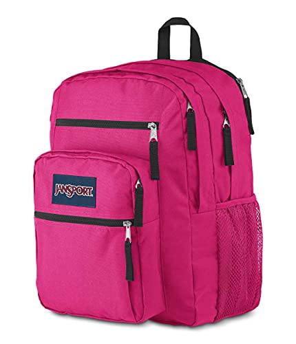 JanSport Laptop Backpack - Computer Bag with 2 Compartments, Ergonomic Shoulder Straps, 15β Laptop Sleeve, Haul Handle - Book Rucksack - Midnight Magenta