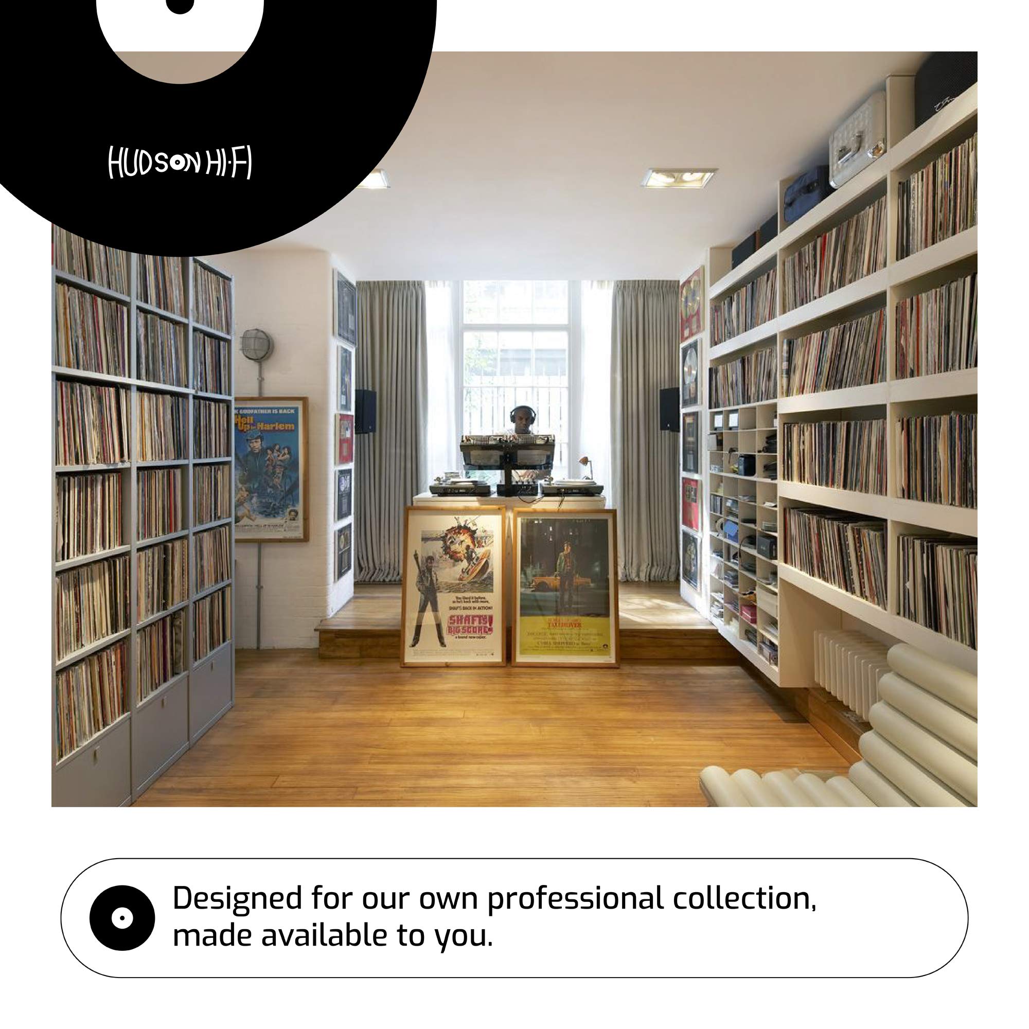 Hudson Hi-Fi Anti-Static Vinyl Record Outer Sleeves - Protective Outer Sleeve 500 Pack - Protect Your LP Albums from Scratches, Dust & Dirt - Acid-Free Rice Paper Outer Disc Covers