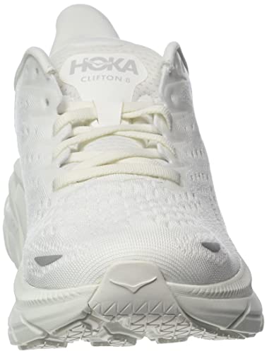 HOKA ONE ONE Clifton 8 Womens Shoes Size 8.5, Color: White/White