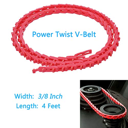 Power Twist v Belt,3/8-inch x 4 feet Z Type, ๐๐ป๐ฑ๐๐๐๐ฟ๐ถ๐ฎ๐น ๐ฅ๐๐ฏ๐ฏ๐ฒ๐ฟ Link V-Belts, ๐๐ฑ๐ท๐๐๐๐ฎ๐ฏ๐น๐ฒ PowerTwist Drive V-Belts