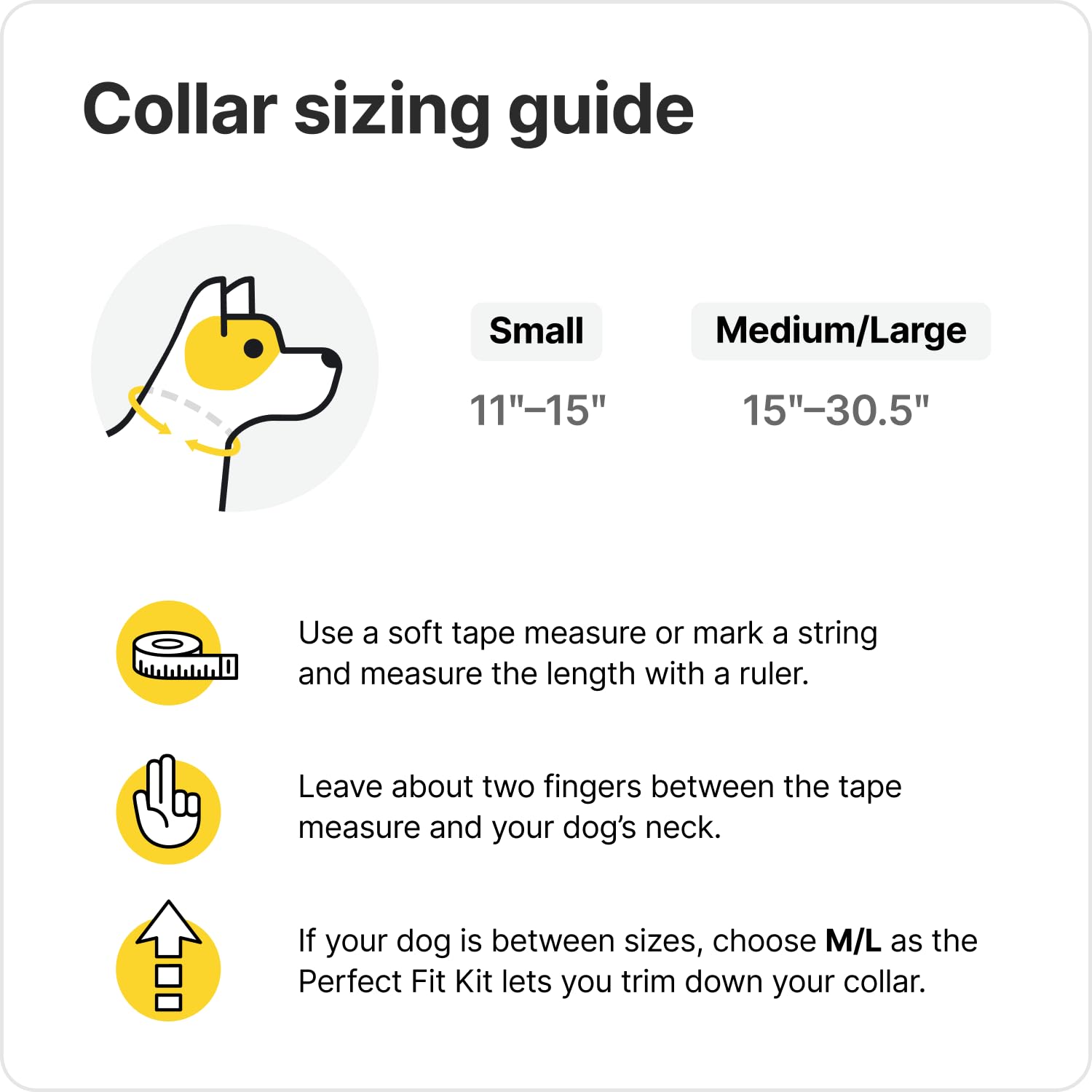 Halo Collar 3 - GPS Dog Fence - Multifunction Wireless Dog Fence & Training Collar with Real-Time Tracking & GPS - Waterproof, Instantly Create and Store Wireless Fences (Medium/Large, Ivory)