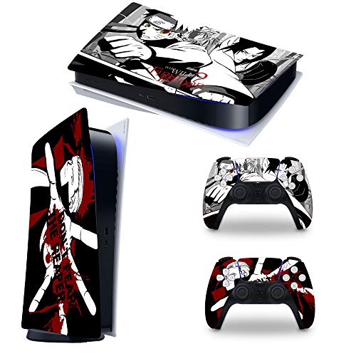 Japan ninja - PS5 Standard Edition Skin Console and 2 Controller, Vinyl Decal Sticker Full Cover Protective