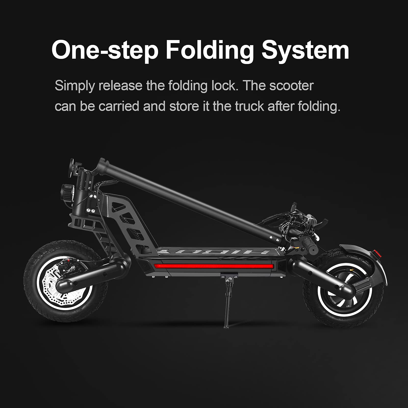 Hiboy Titan Electric Scooter - 800W Motor, 10" Air Tires, 28Miles Range, 25MPH Speed, Foldable & Portable Design