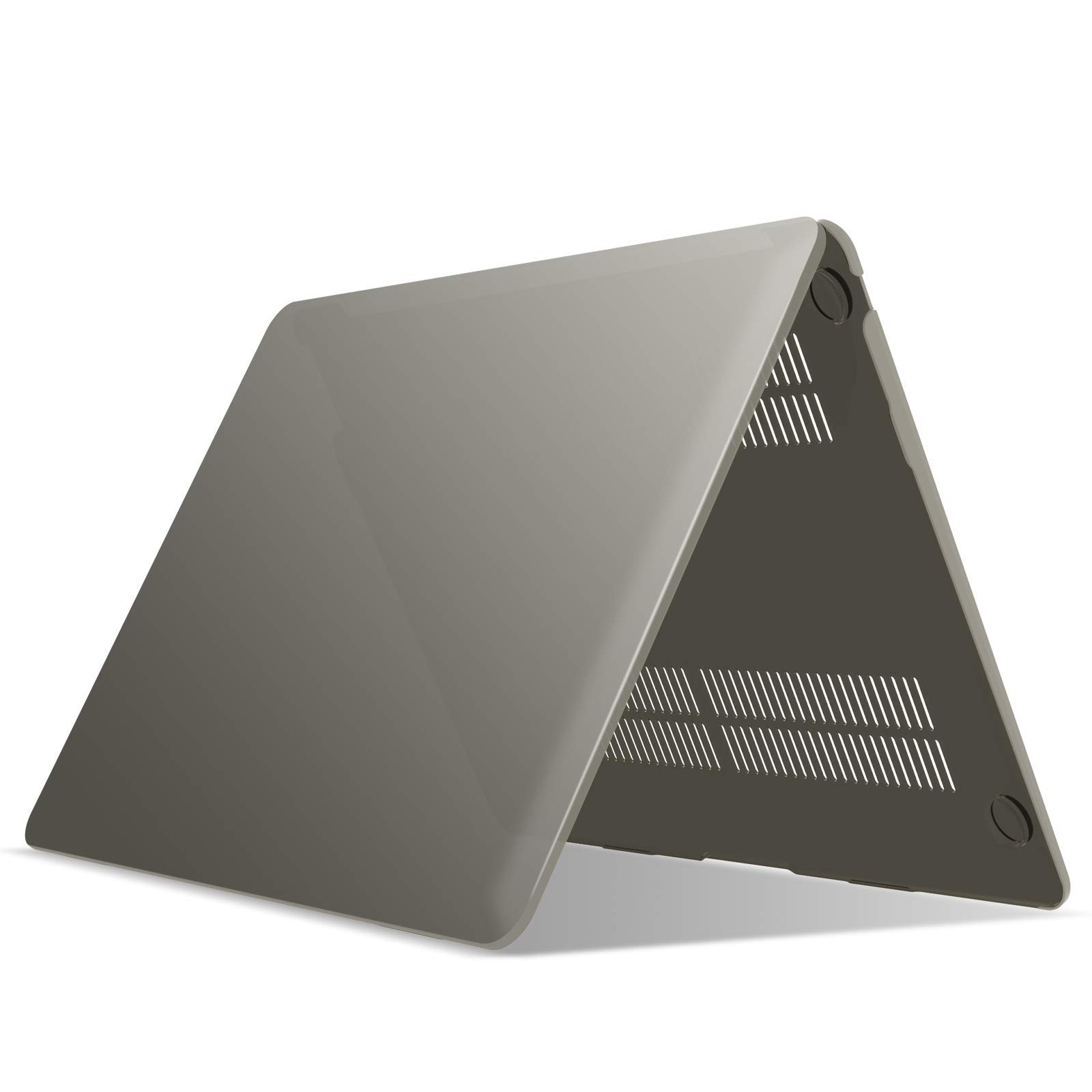 IBENZER Compatible with 2022 2021 2020 MacBook Air 13 inch case M1 A2337 A2179 A1932, Plastic Hard Shell Case for Mac Air 13 Retina Display with Touch ID, Gray, MMA-T13GY