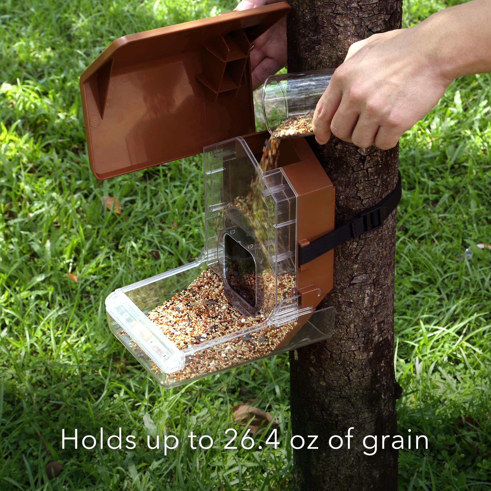 Ring Stick Up Cam Battery + Wasserstein Bird Feeder Camera Case Bundle (Black)