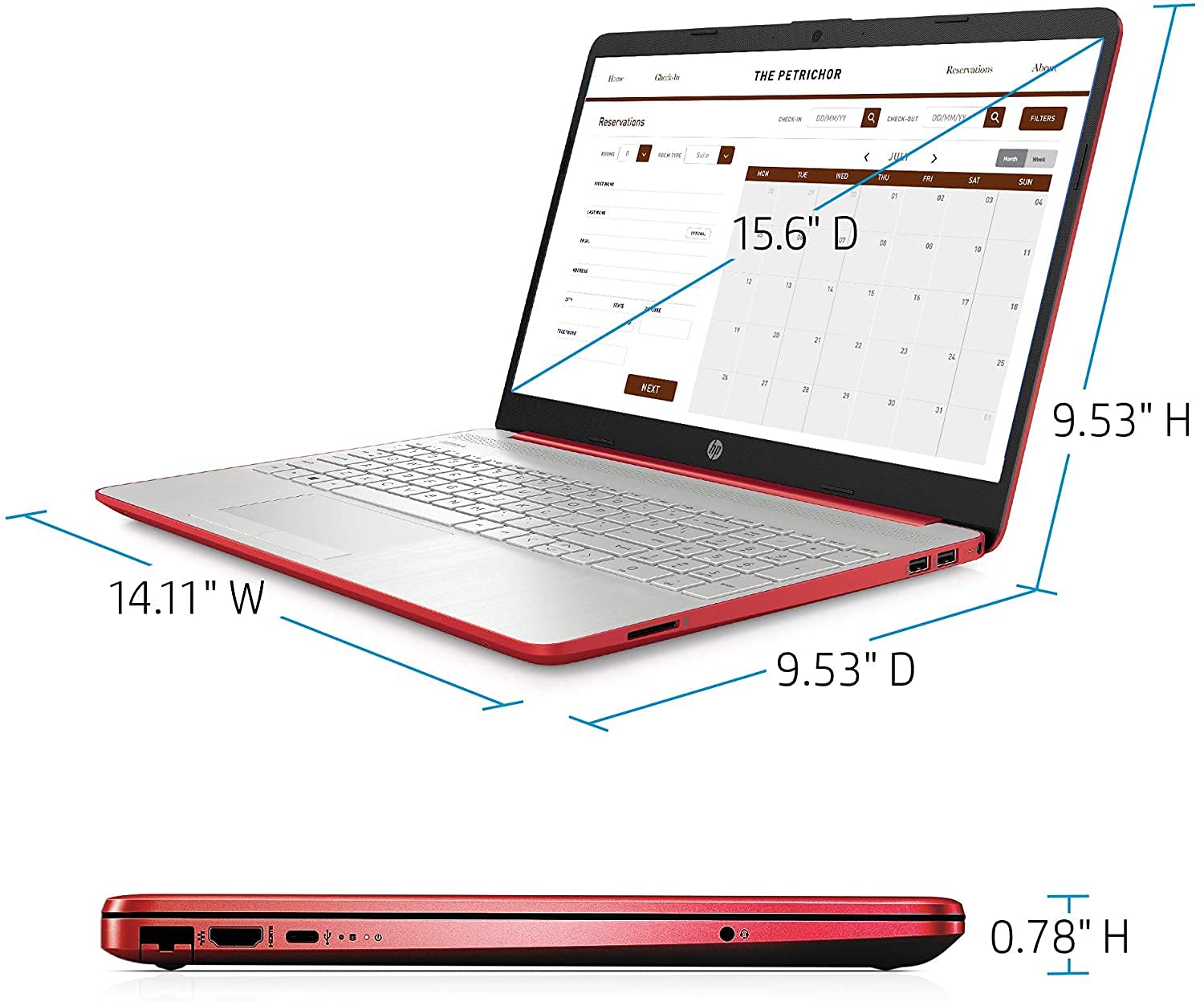 HP 2021 Flagship Notebook 15 Business Laptop 15.6” HD SVA Display Intel 4-Core Pentium Silver N5000 Processor 4GB RAM 128GB SSD Intel UHD Graphic USB-C Wifi5 Office365 Win10 (Renewed)