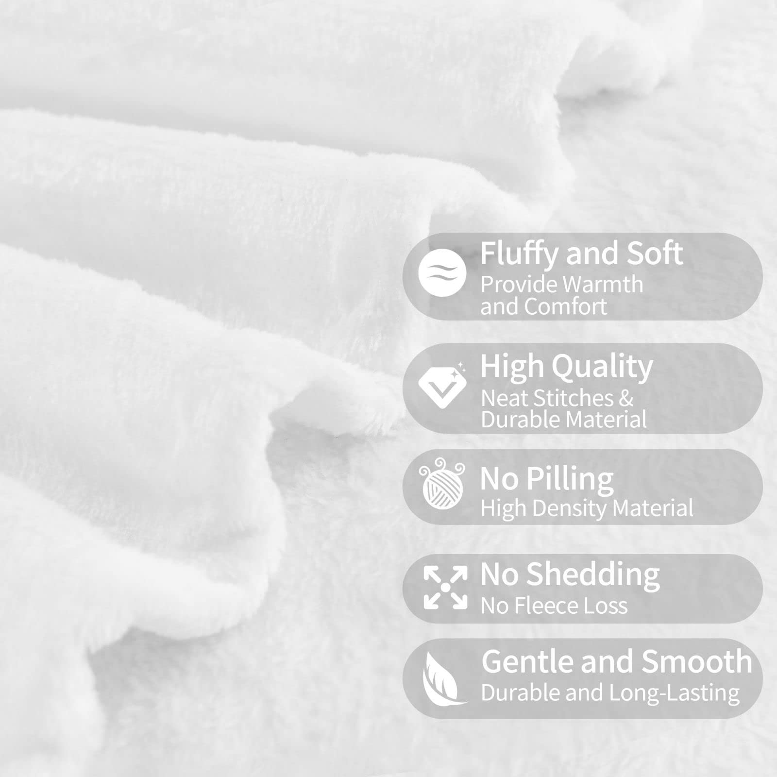Ultra-Soft Micro Fleece Bed Throw Blanket for All Seasons Perfect for Kids and Adults to Stay Warm During Naps (50"x40")