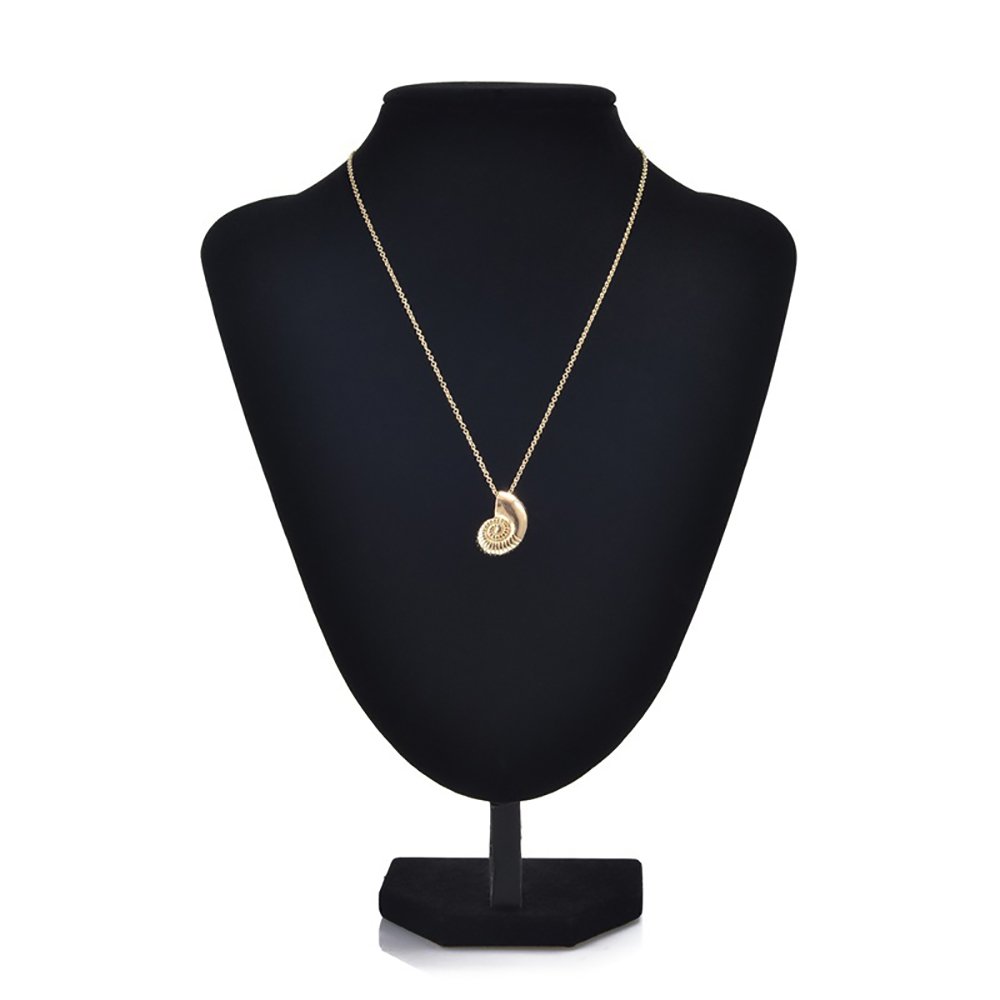 Hibetek Meiligo® Fashion Woman Conch,snail,shell Charm pendant necklace (Gold) 2