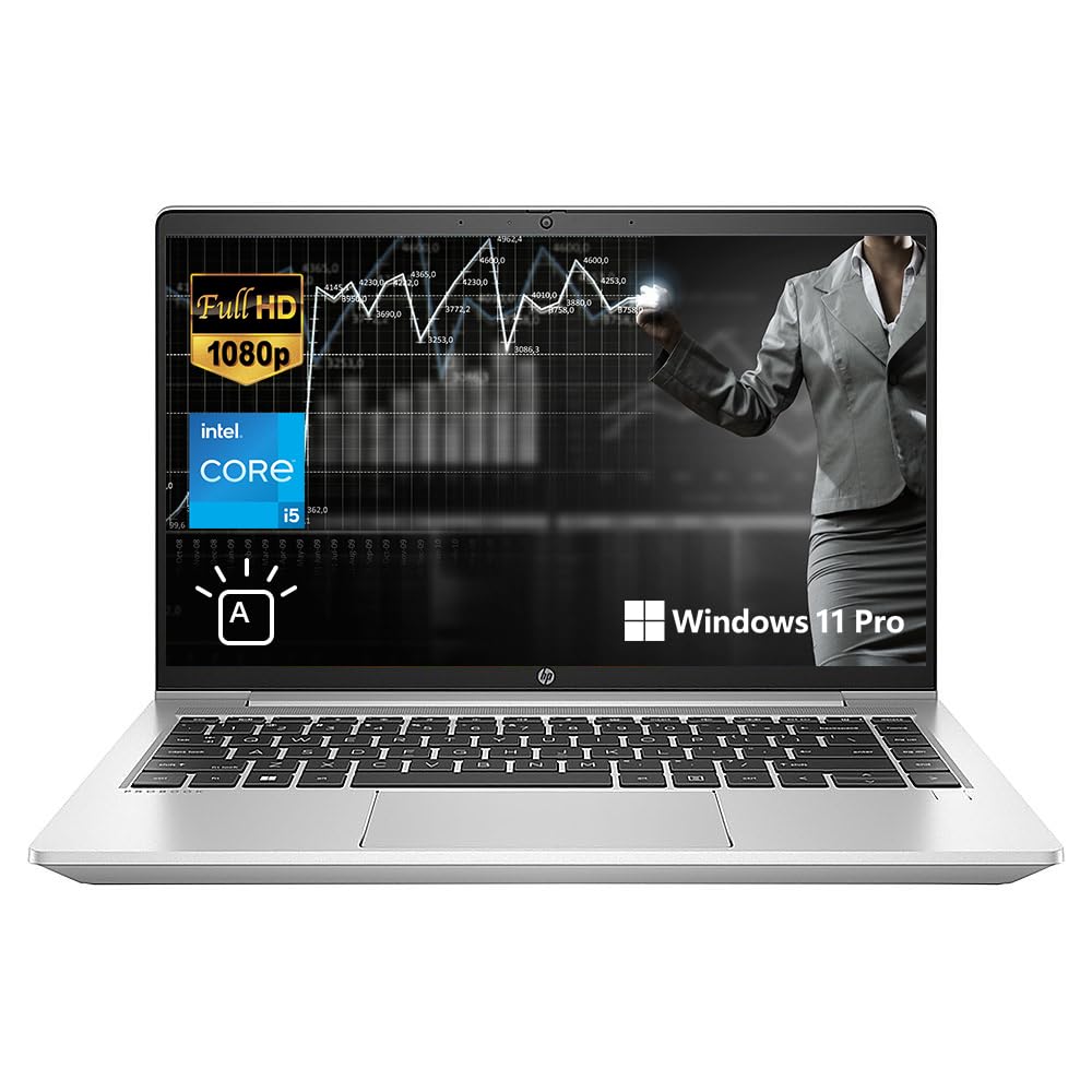 HP ProBook 440 G9 14" FHD Laptop for Business, Intel Core i5-1235U (10 Cores, Up to 3.3 GHz, Beat i7-1195G7), 16 GB RAM, 1TB SSD, Backlit KB, WiFi-6, Type C, Windows 10 Pro, w/GM Accessory
