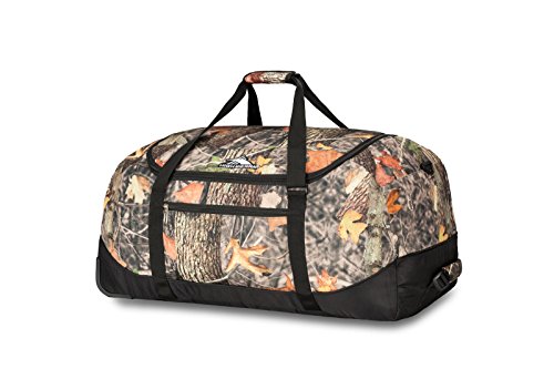 High Sierra Wheel-N-Go Duffel Bag, Woodland Shadow/Black, 30-Inch