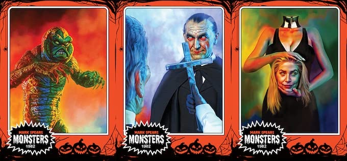 Mark Spears Monsters Halloween Edition 2022 Trading Card Series Hobby Box