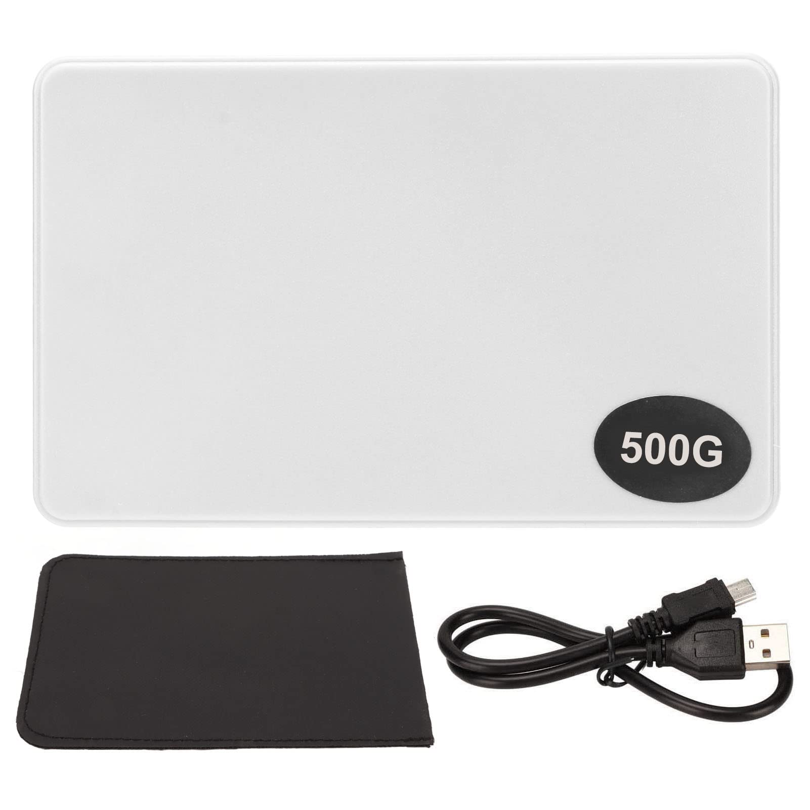 SSD External Hard Drive, 2.5 USB 2.0 External Hard Drive Increase Storage Capacity for Disaster Load PC Technology (500GB)