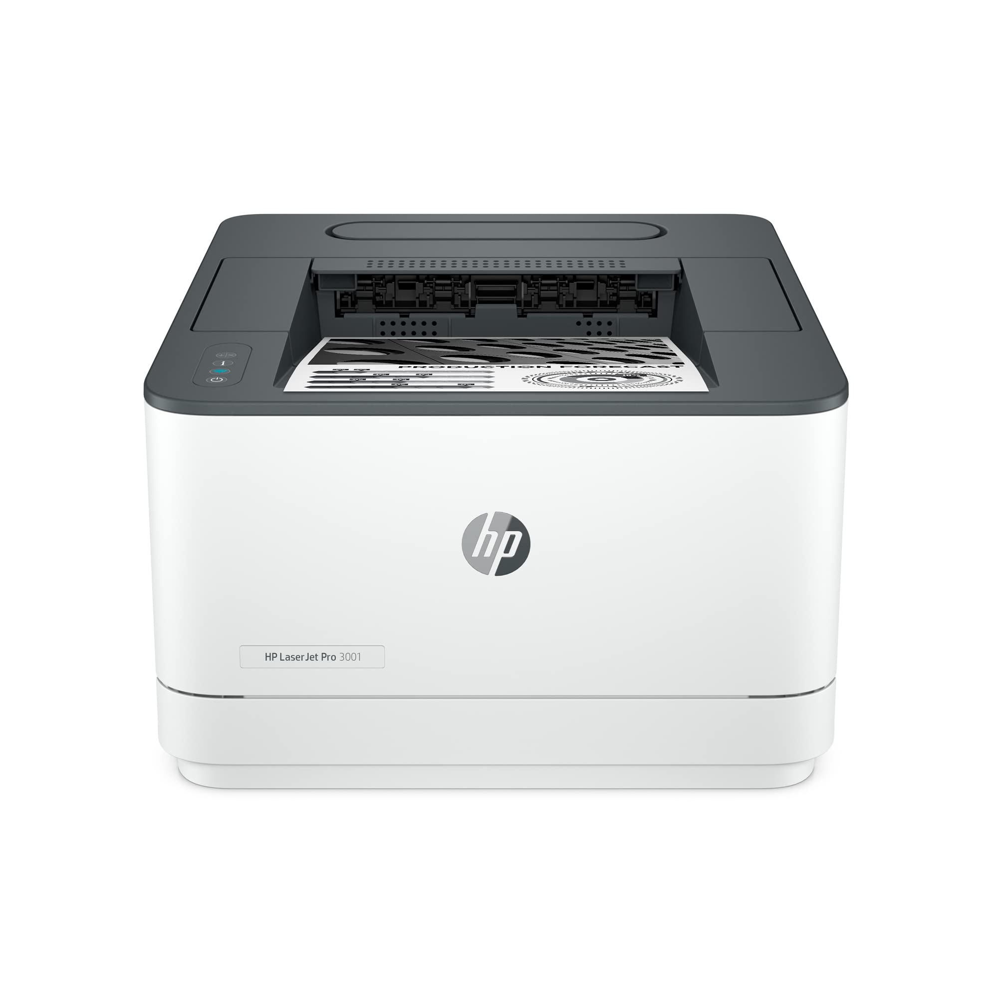 HP LaserJet Pro 3001dwe Wireless Black & White Printer with HP+ Smart Office Features (Renewed)