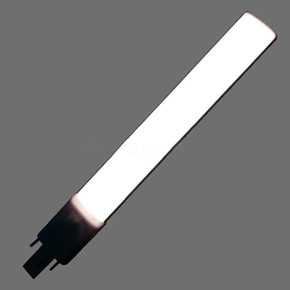 HengBO GX23 LED Bulb, 6W PL Horizontal Lamp, 13W CFL Bulb Equivalent, 180° Beam Angle, 6000K Daylight Recessed Down Light Bulb (Remove/Bypass The Ballast) – 2 Pack
