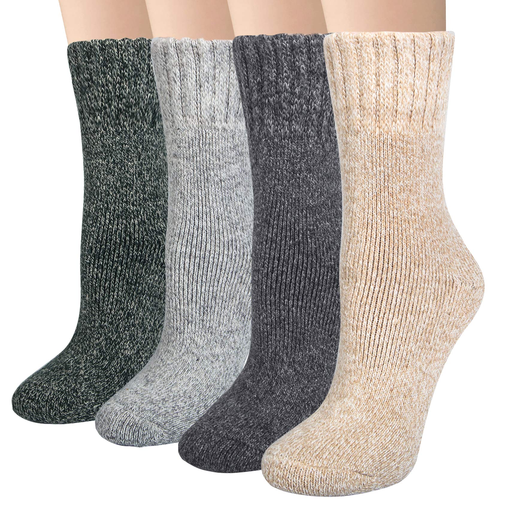 iCamter Womens Wool Socks Soft Super Thick Warm Socks for Women Thermal Winter Socks for Gifts