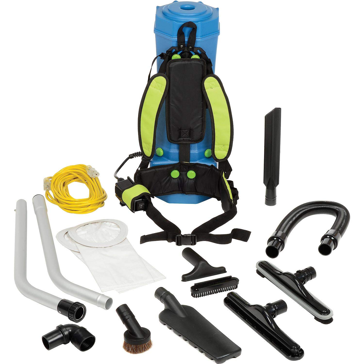 HEPA Backpack Vacuum w/8-Piece Tool Kit, 10 Quart