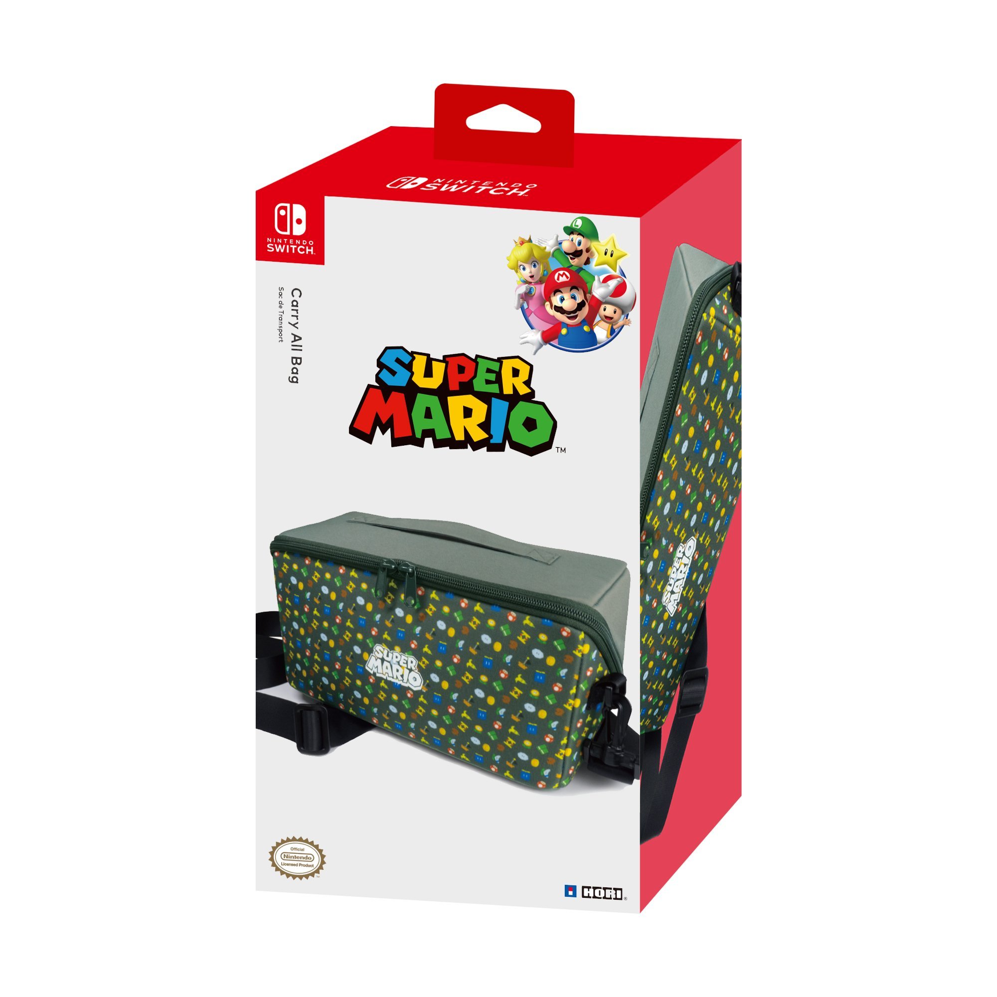 HORI Carry All Bag (Mario) Officially Licensed - Nintendo Switch