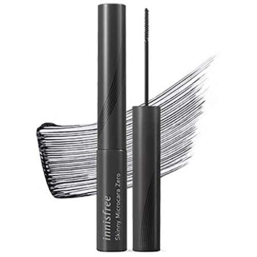 innisfree Skinny Waterproof Zerocara Eye Mascara Long Lash Makeup, 1 Count (Pack of 1)