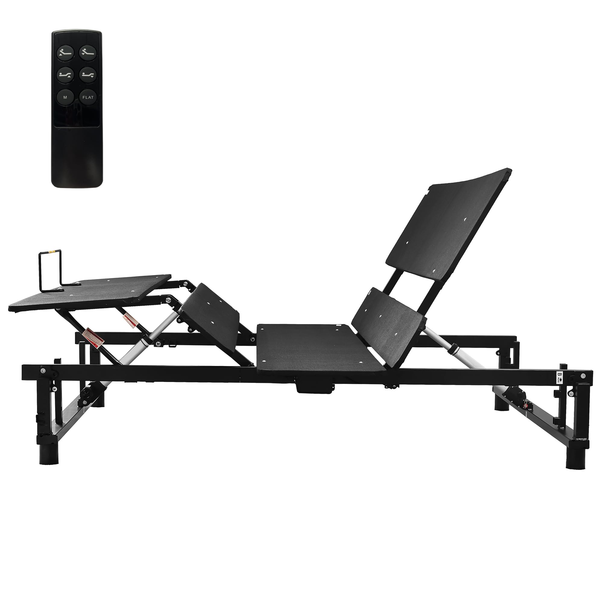Gustonhon Electric Adjustable Bed Base,Bed Frame with Wireless Remote,Zero Gravity Ergonomic Bed Base with Head and Foot Incline,Memory Pre-Sets,Quiet Motor for Adults Seniors (King)