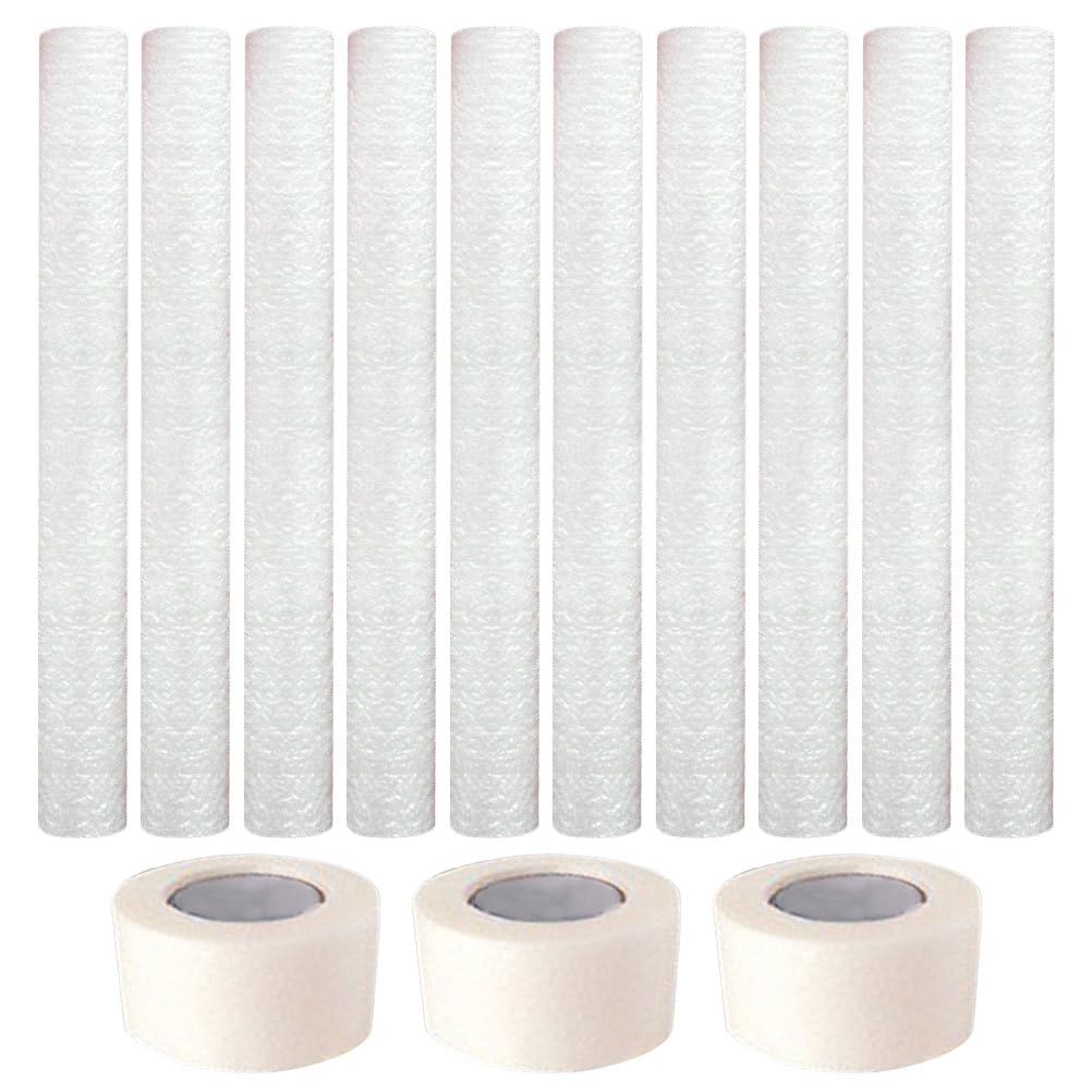 FRCOLOR 10Pcs Dog Ear Stand Fixed Support Tools Tape Ear Support Tool Ear Stand up Support Dog Ear Standing Tool Dog Accessory Pet Dog Supply Dog Ear Correct Fixed Rod Foam Dedicated White