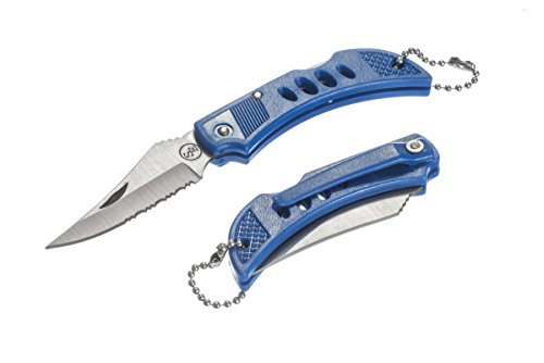 SE Assorted Color Mini Pocket Knife Keychains (6 PC.) - KVS2101-36-6