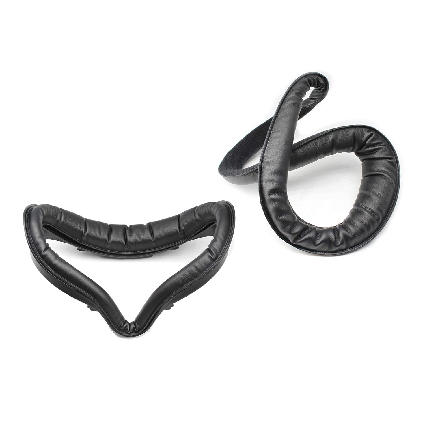 HONGC for Oculus Quest 2 VR Facial Interface Bracket & PU Leather Foam Face Pad- Oculus Quest 2 Sweat-Proof Cover