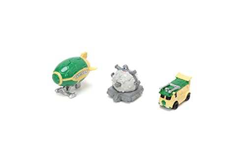 Teenage Mutant Ninja Turtles 1.65" 3-Pack Die-cast Cars, Toys for Kids and Adults