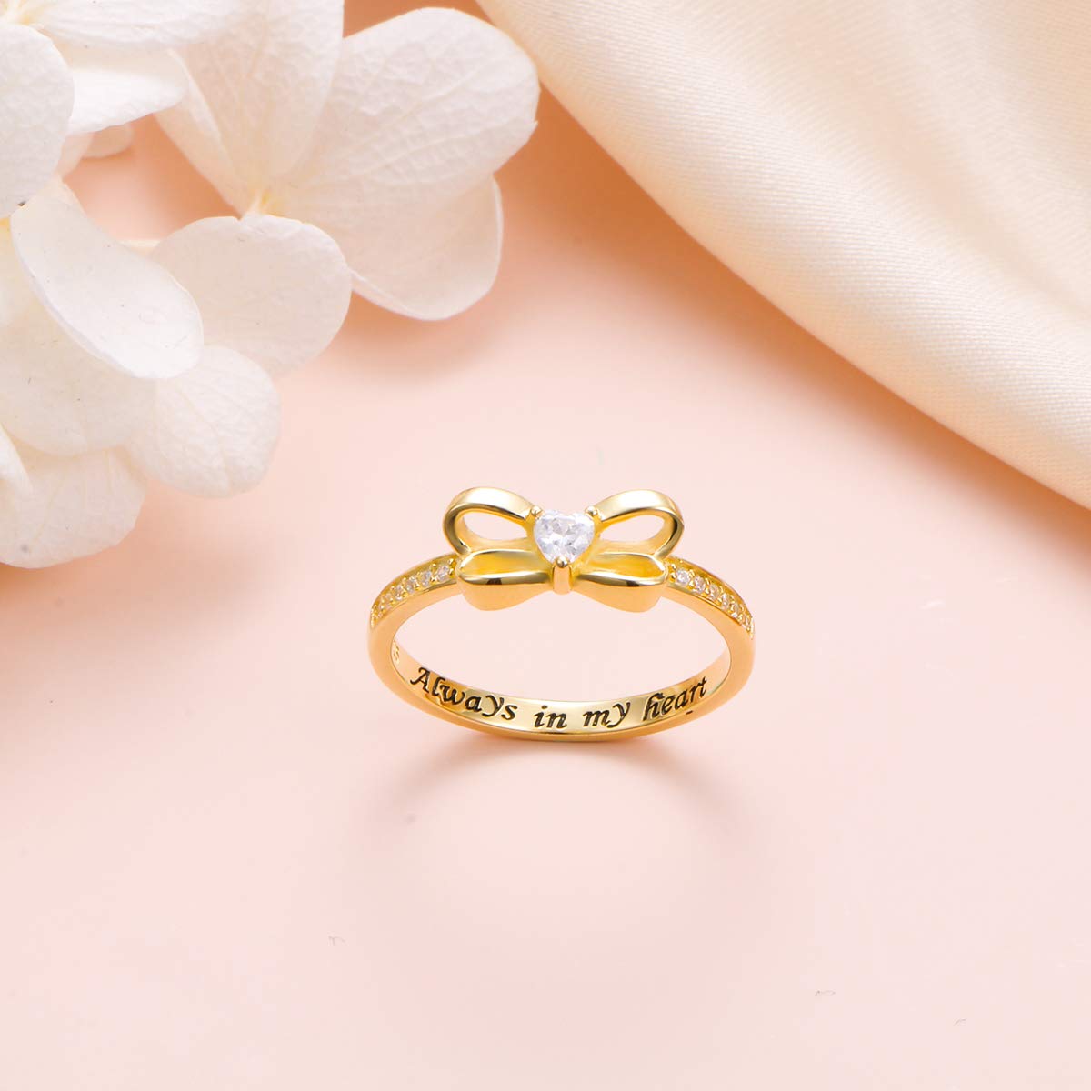 Ladytree Anxiety Fidget Spinner Spinning Stress Band Ring for Women 925 Sterling Silver Boho Statement Thumb Ring Stress Relief Jewelry Gifts