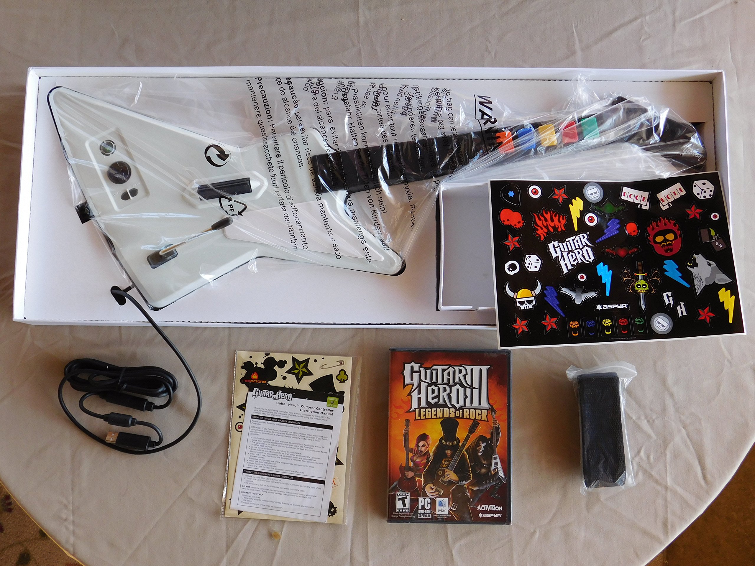 Guitar Hero III: Legends of Rock Bundle With Guitar - PC/Mac (Wired bundle)