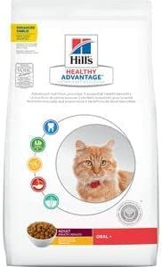 Hill's Healthy Advantage Adult Oral+ Chicken Flavor Dry Cat Food 6 lb
