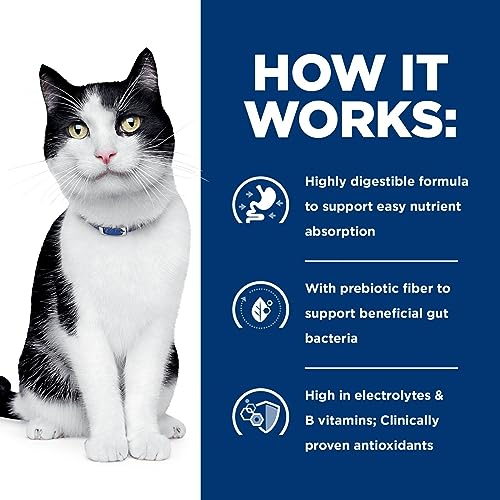 Hill's Prescription Diet i/d Digestive Care Chicken Flavor Dry Cat Food, Veterinary Diet, 4 lb. Bag