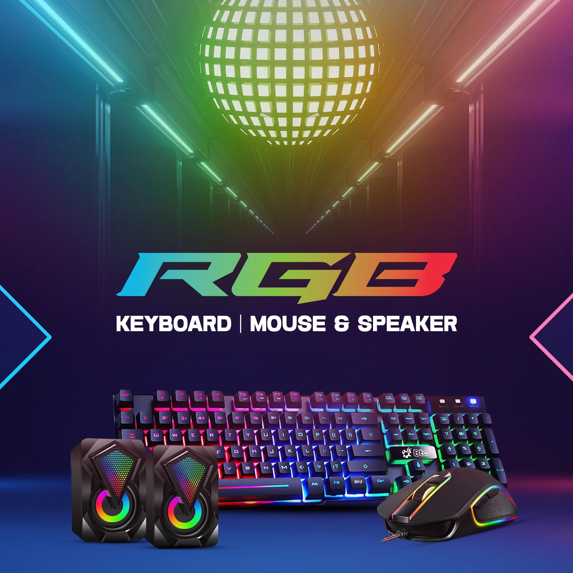 HP RGB Gaming Desktop PC Bundle - Intel Core i7 6th Gen, 16GB DDR4 Ram, 512GB SSD, Radeon RX - 550 4GB GDDR5, New 24 Inch Monitor - Prebuilt Gaming Computer, RGB Set - Windows 10 Pro (Renewed)