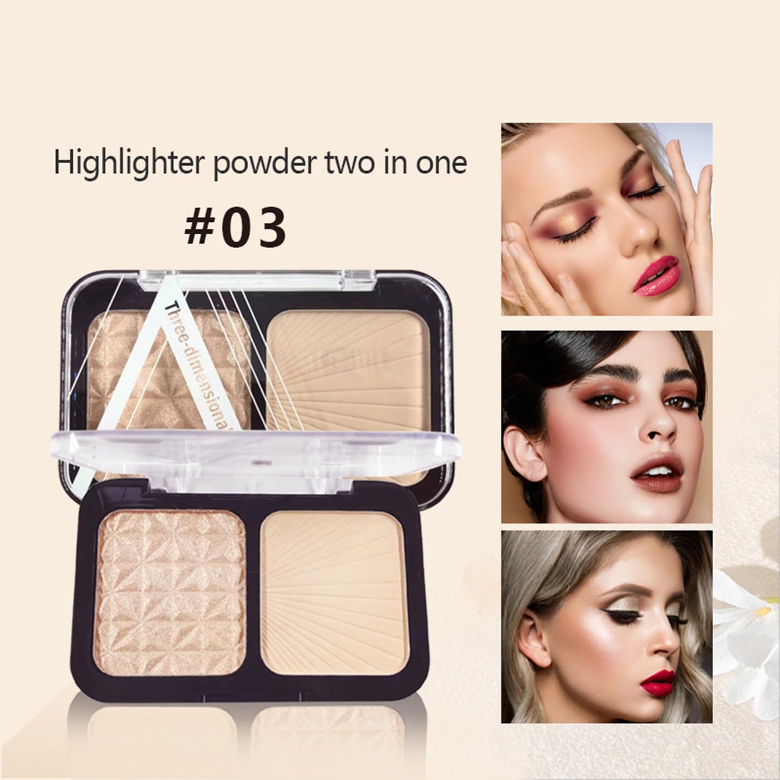 HMDABD Eyeshadow Sweat Proof Powder With Brightening Moisturizing Formula Long Lasting Coverage Contouring Highlighting And Repairing Effects Vegan Eyeshadow(C