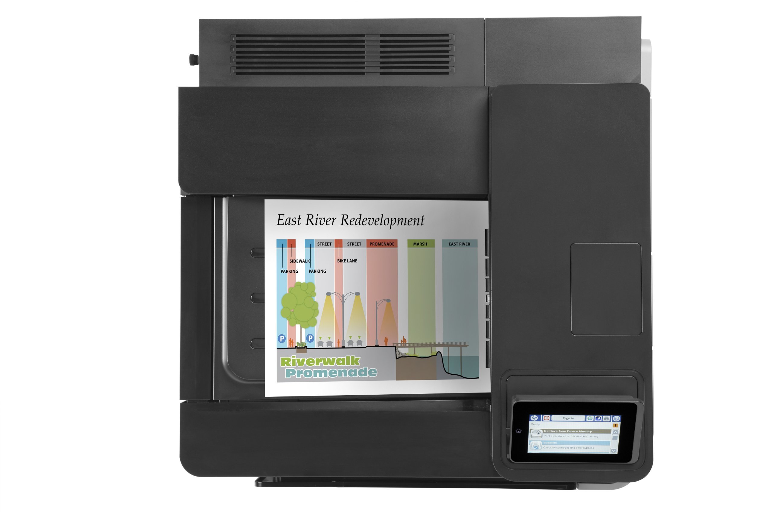 HP Color Laserjet Enterprise M651dn Printer, (CZ256A) (Renewed)