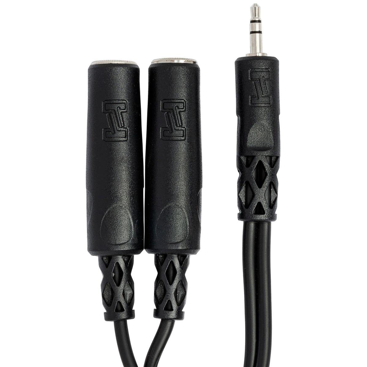 Hosa YMP-233 3.5 mm TRS to Dual 1/4" TRSF Y Cable
