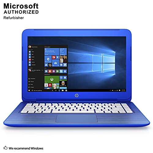 HP Stream 13 13.3" Business Laptop, Intel Celeron N3050 1.6GHZ, 2G DDR3L, 32G eMMC HDMI, USB 3.0, USB 2.0, Windows 10 Pro 64 Bit-Multi-Language Supports En/Fr/Sp(Renewed).