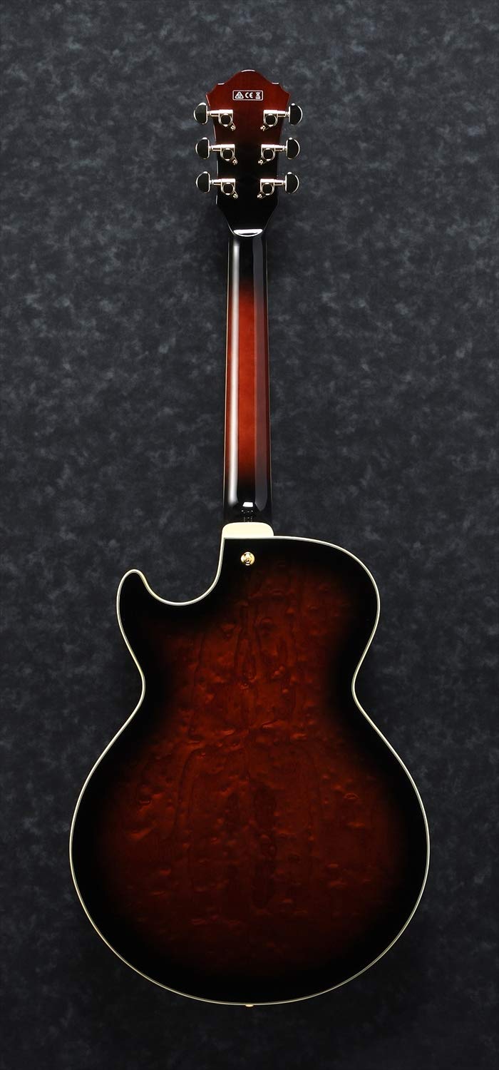 Ibanez Artcore Expressionist AG95QA - Dark Brown Sunburst