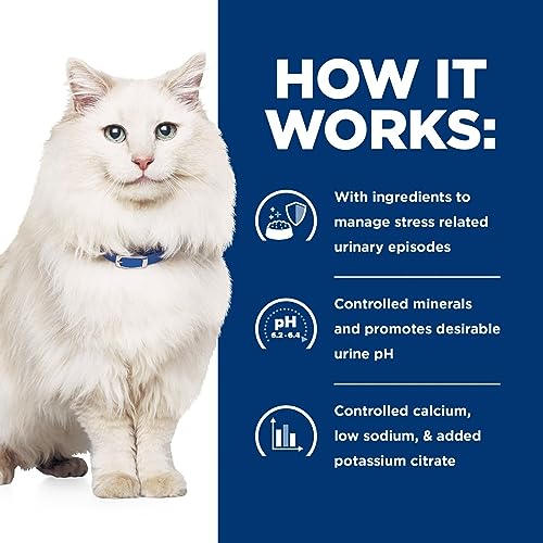 Hill's Prescription Diet c/d Multicare Stress Urinary Care Ocean Fish Flavor Dry Cat Food, Veterinary Diet, 8.5 lb. Bag