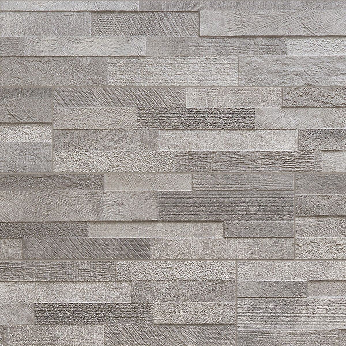 Ivy Hill Tile Holden Gray 5.82 in. x 23.74 in. Textured Porcelain Wall Ledger Panel (11 Pieces 10.97 Sq. Ft. Case)