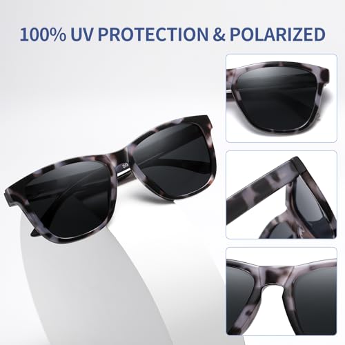 Polarized Sunglasses for Women Men Classic Retro Designer Style Fashion UV400 Protection