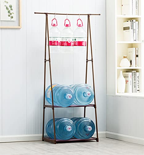 YISONHO Clothes Rack, Garment Rack with Removable Wheels Two-Tier Shelf Clothes Organizer Hanging Handy Storage (Pink)