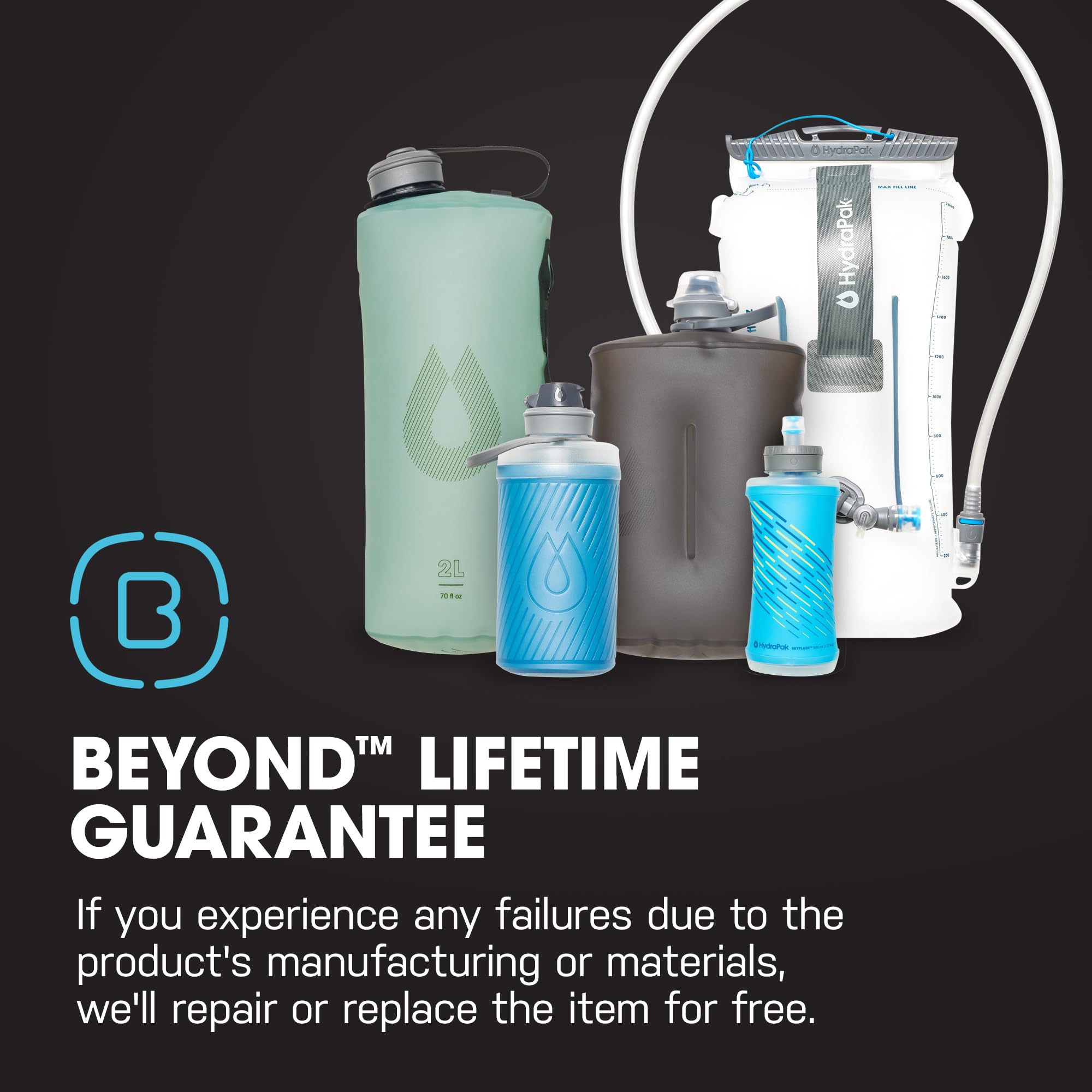HydraPak SoftFlask 150ml - Collapsible Trail Running Vest Soft Gel Flask Bottle - (150 ml/5 oz)