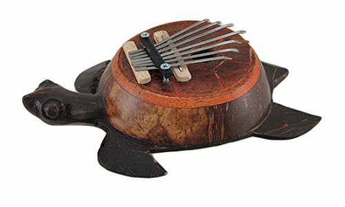 Hand Carved Sea Turtle Thumb Piano Karimba