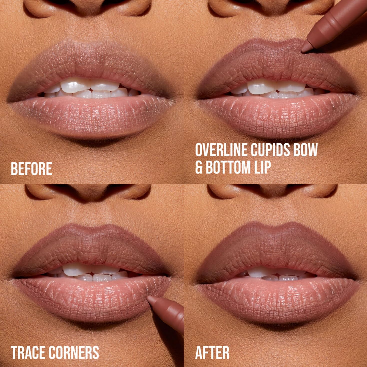 HUDA BEAUTY Lip Contour 2.0 Automatic Matte Lip Pencil Terracotta