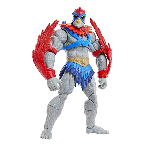Masters of the Universe Masterverse Action Figure, Stratos Toy Collectible with Articulation & Accessories, 7 inch