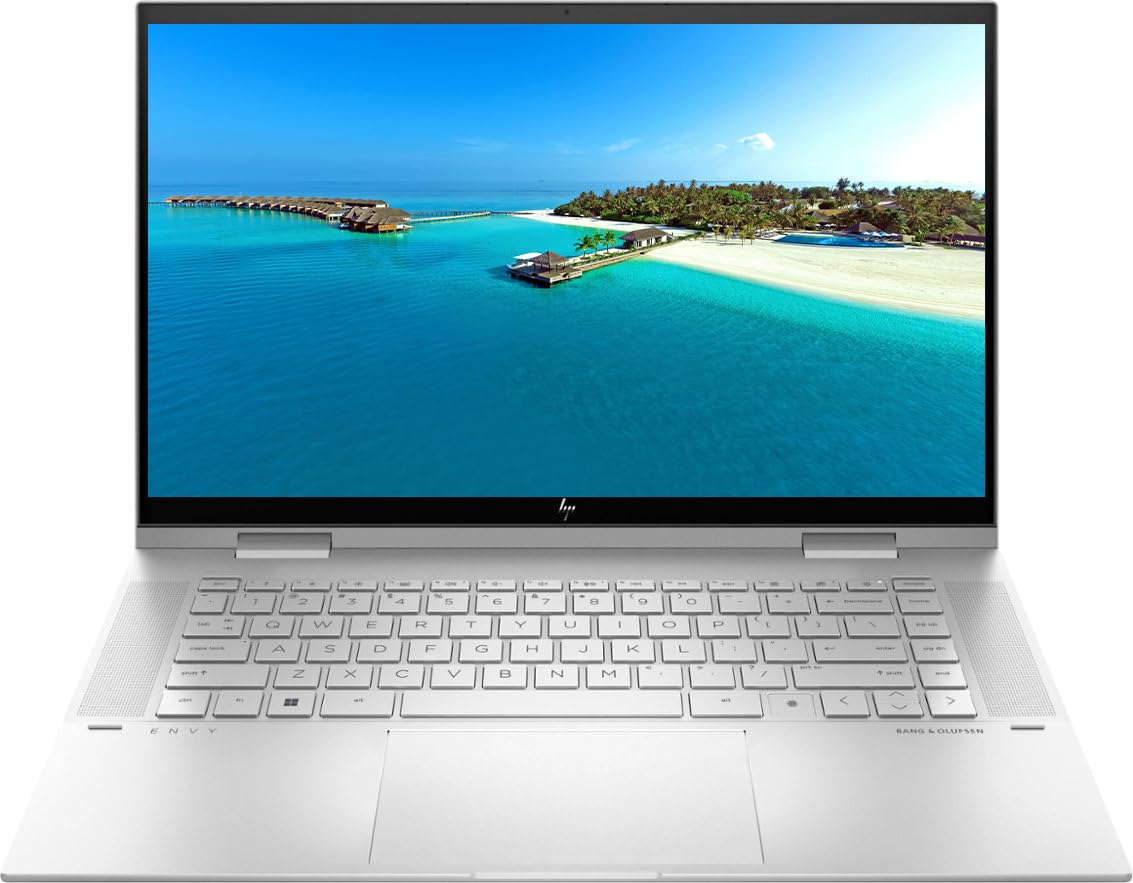 HP Newest Envy x360 2-in-1 Laptop, 15.6" FHD Touchscreen, 12-Core Intel Core i7-1260P, 32GB RAM, 1TB NVMe SSD, Backlit Keyboard, WiFi 6, Thunderbolt 4, Webcam,HDMI, Win 11, w/CUE Accessories