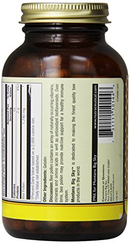 Honey Gardens Bee Pollen, Capsule (Btl-Glass) | 580mg 150ct