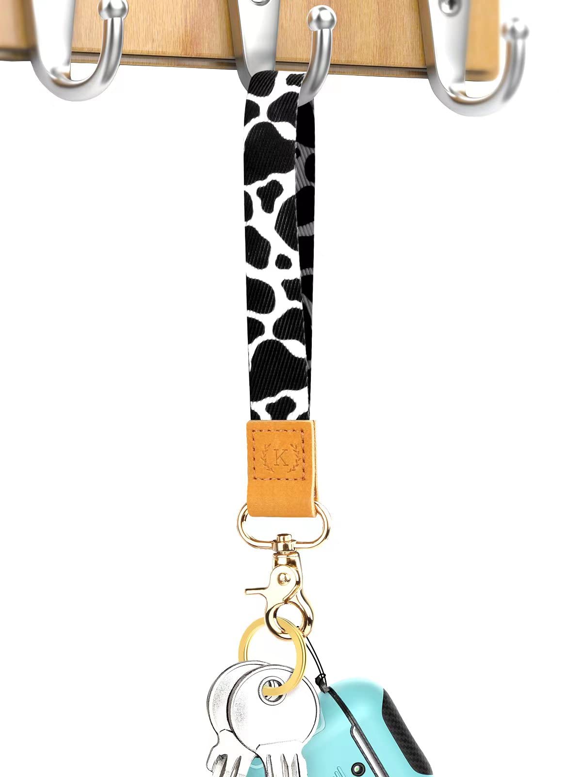 Lanyards For Keys & Wallet, Cow Lover Gifts For Women And Men, Unique Patterns, Ultra Soft, Durable Polyester