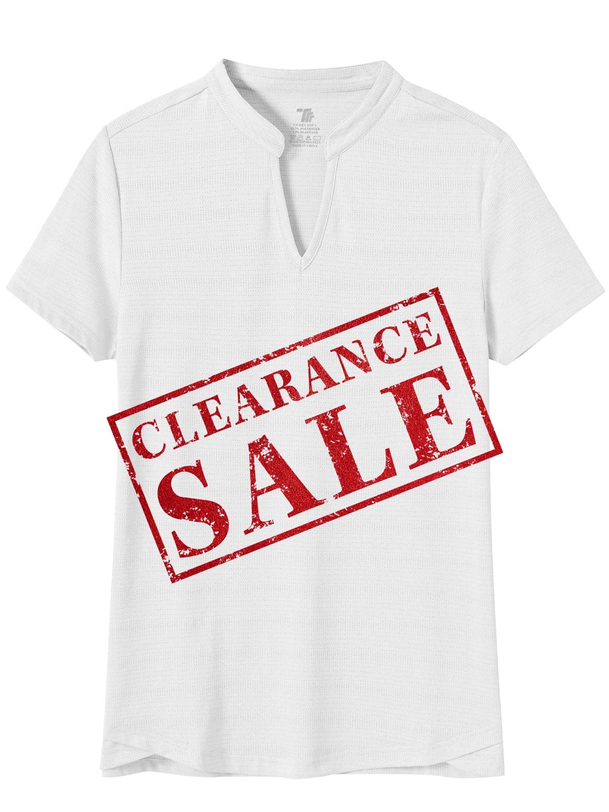 JHMORP Women's Dry Fit Golf Polo Shirts Short Sleeve V Neck Workout Athletic T-Shirts White,XL